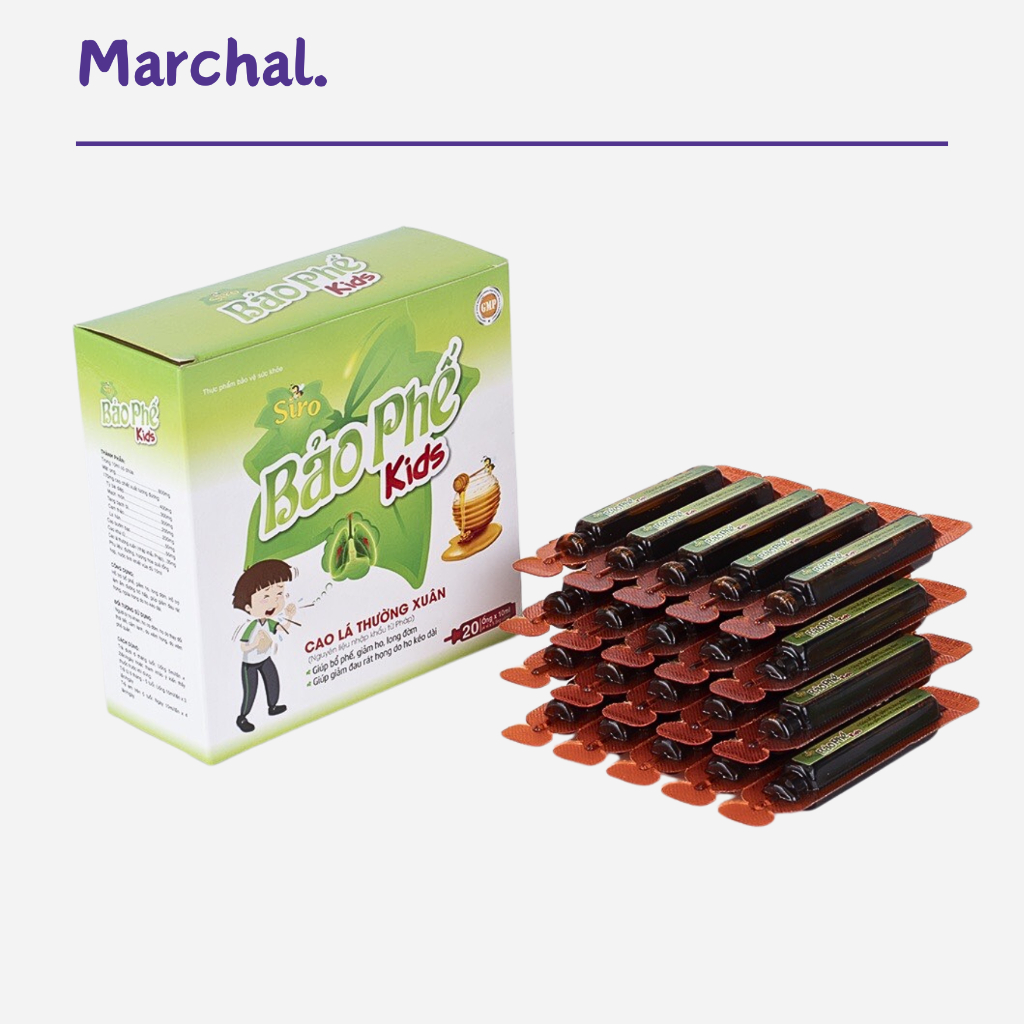 Bao Phe Syrup for Children Helps Relieve Coughs and Expectoration - Box ...