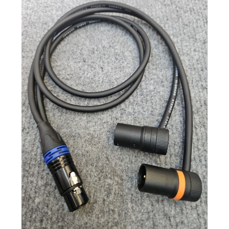 Canon cable 1 female to 2 canon male RoxTone copper pins (price for 1 ...