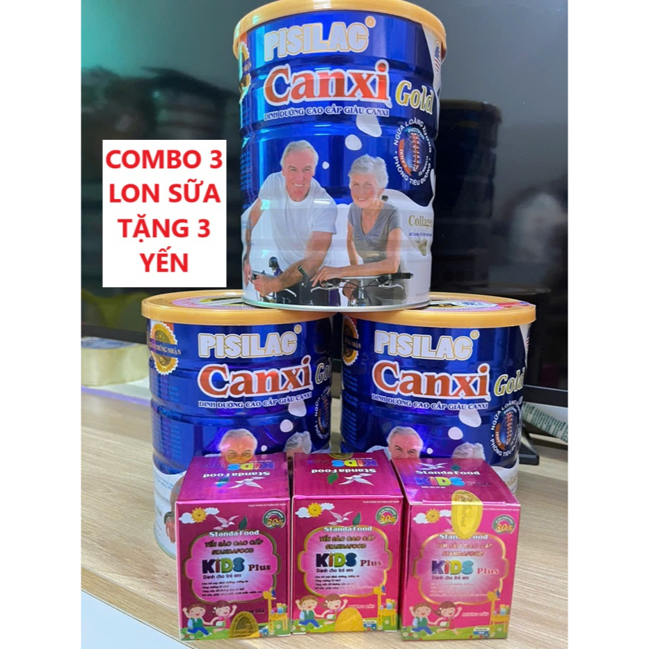 Combo of 3 cans of PISILAC CALCIUM GOLD Calcium Milk 900G for the ...