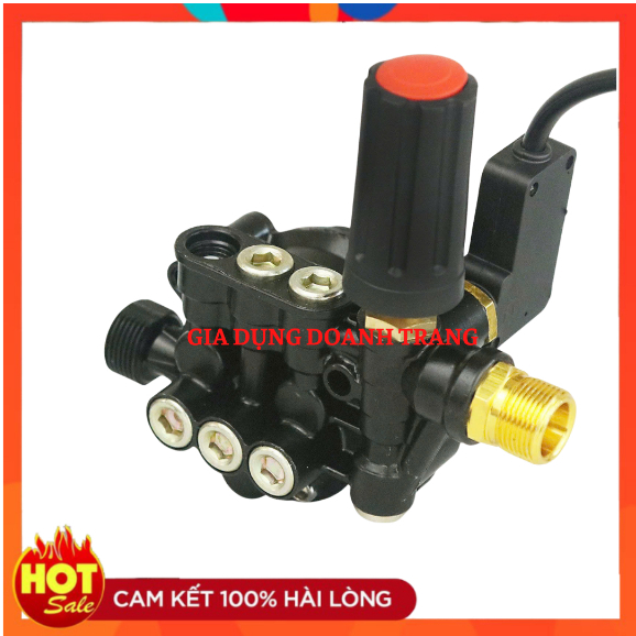 MINI car washer pump head set with electric relay (MINI PUMP HEAD ...