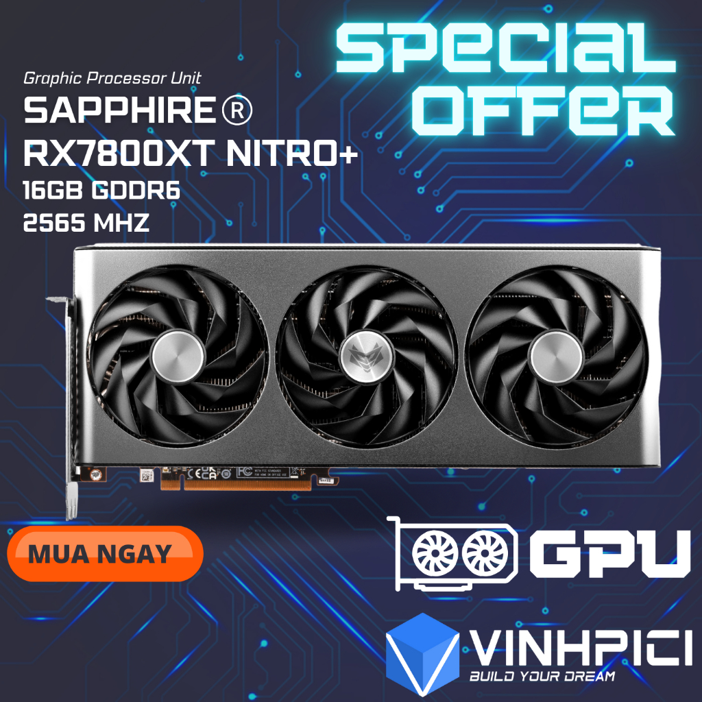 Sapphire RX 7800XT NITRO + Video Card [NEW] | Shopee Malaysia