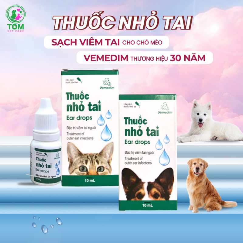 Vemedim EAR DROPS treats dog and cat ear infections | Shopee Malaysia