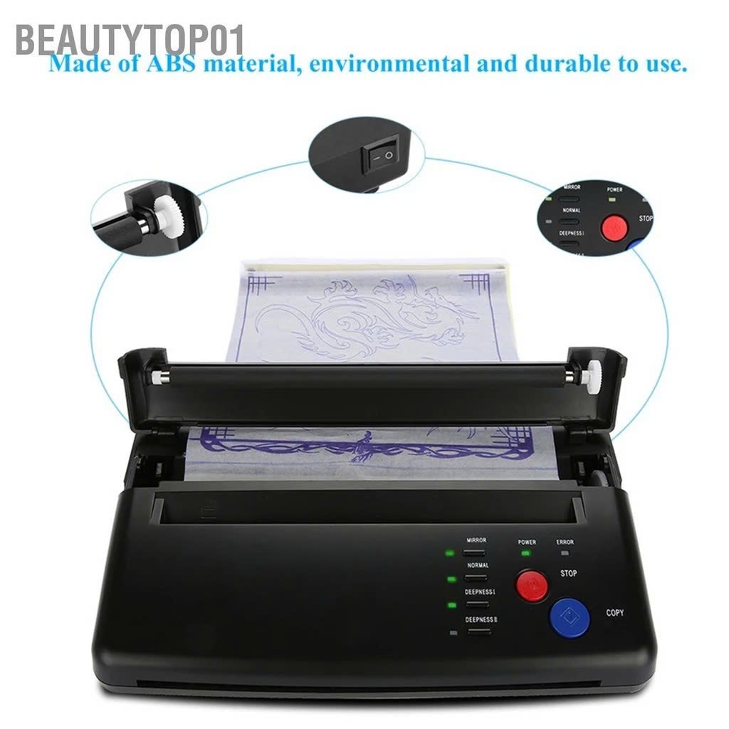 Tattoo Scanner - Thermal Photocopy Machine Printing 2 Portable Types A5 ...