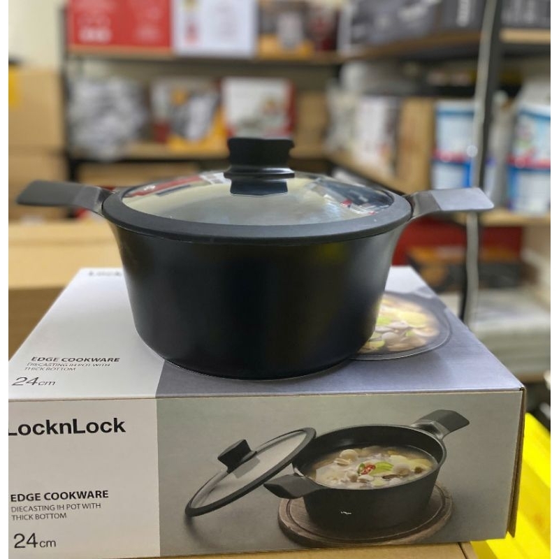 Edge locknlock cast aluminum pot | Shopee Malaysia