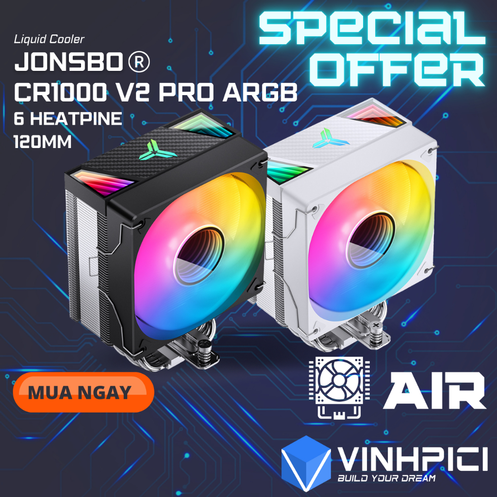 Jonsbo CR1000 V2 PRO ARGB CPU air cooler [NEW] | Shopee Malaysia