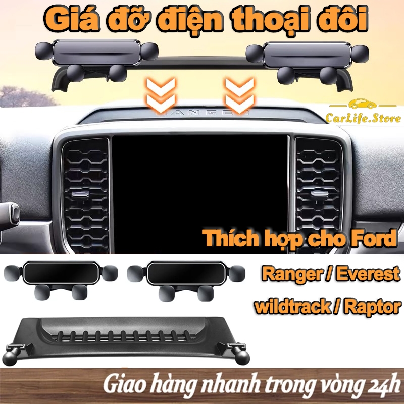 For Ford Ranger phone holder, phone holder For Ford Everest/Ford Raptor ...