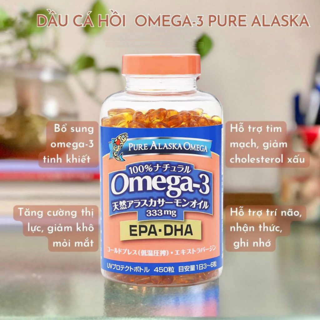Pure Alaska Omega-3 Wild Salmon Oil 333mg Japan 450 Capsules | Shopee Malaysia