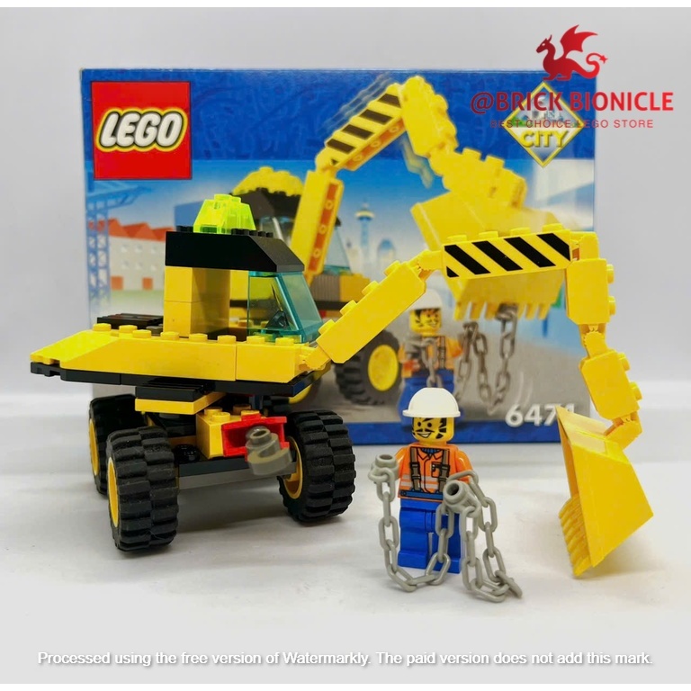 Lego TOWN - LEGO CITY ASSEMBLY TOY - 6474 4-Wheel Front Shovel | Shopee ...