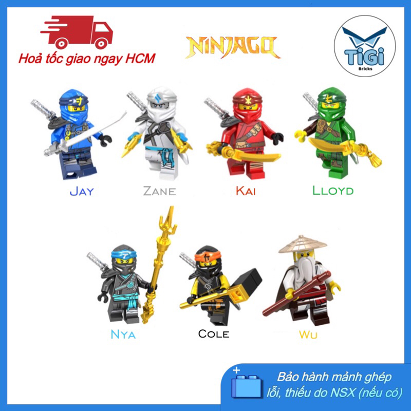 Minifigures ninjago season 11 assembly toy - ninja character model with ...