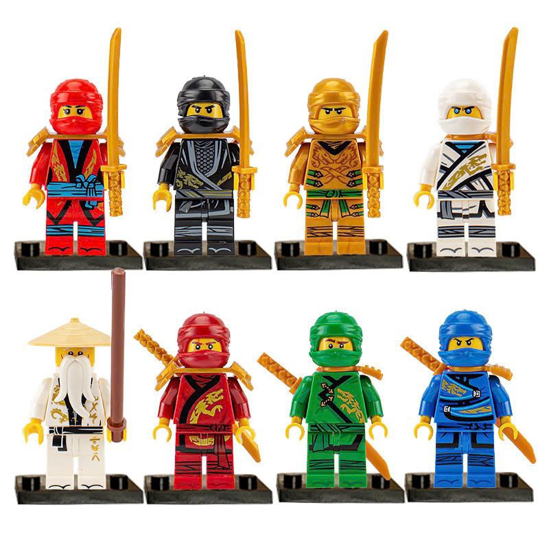 NinjaGo Minifigures Season 8 Lloye,Kai,Cole,Zane,Nya,Jay,Wu | Shopee Malaysia