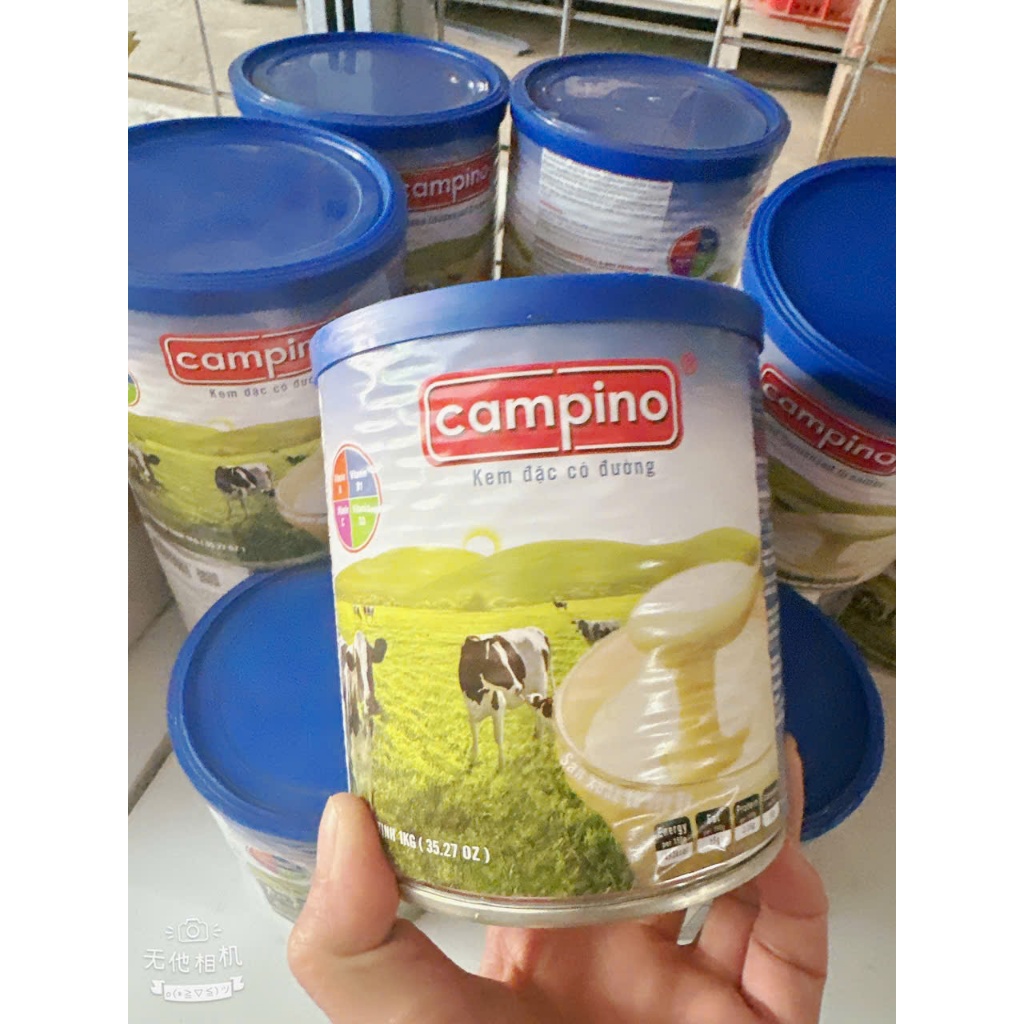 Campino condensed milk made in Malaysia, 1kg iron box | Shopee Malaysia