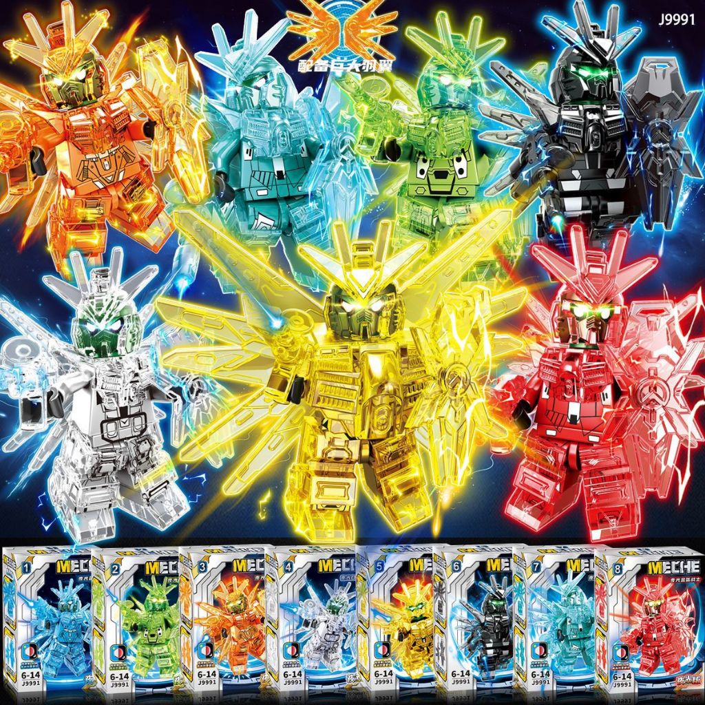 Gundam Mini assembly model Gundam MeCha Robot assembly toy new version ...