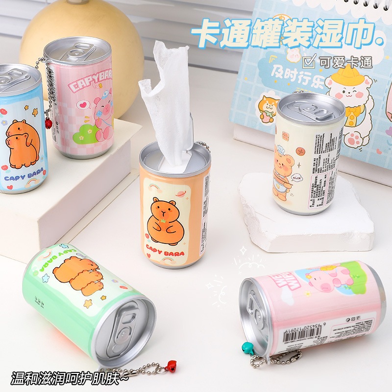 Mini Wet Tissue Can Convenient Hanger with Cute Patterns Tissue Box of ...