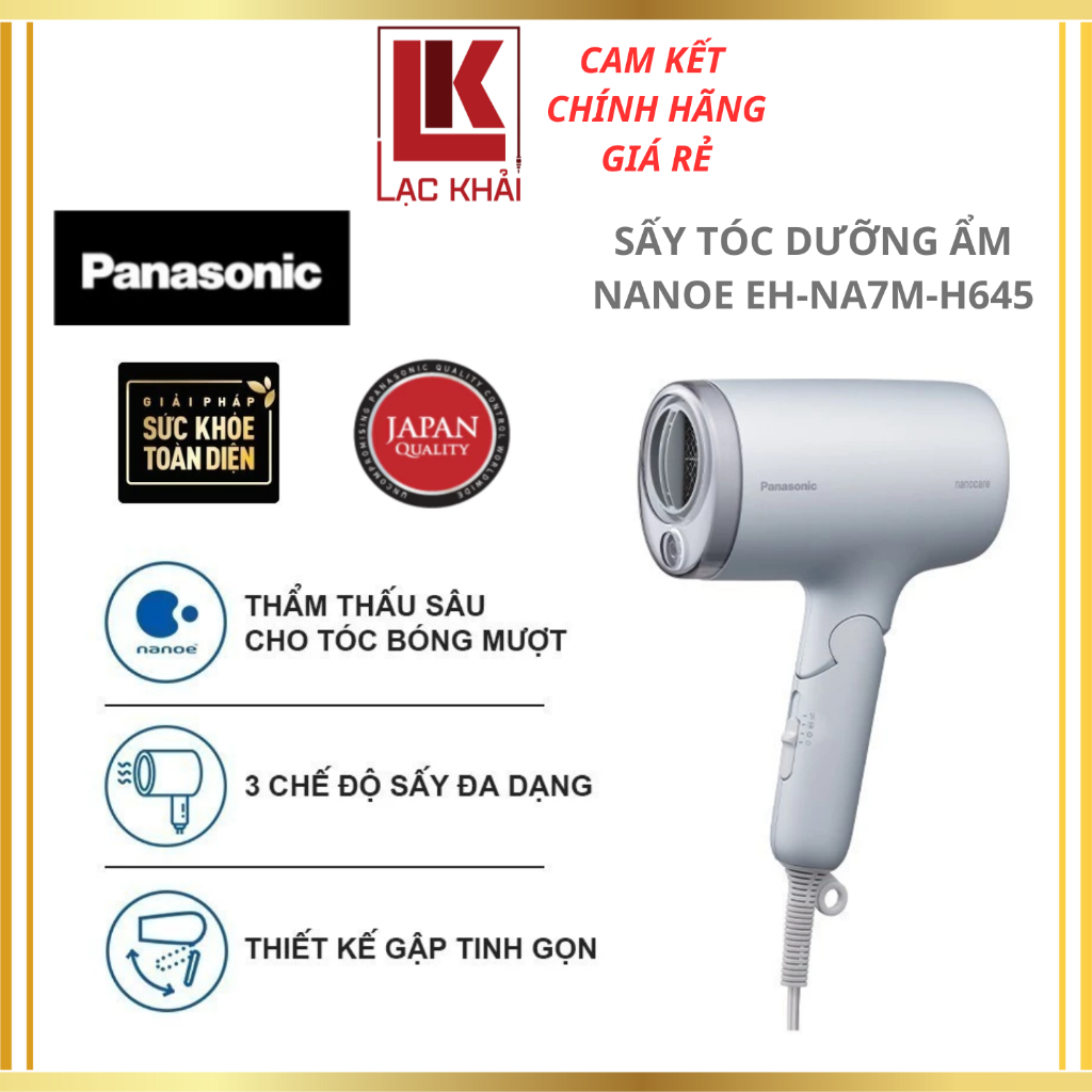 Panasonic EH-NA7M nanoe moisturizing hair dryer, stronger and more ...