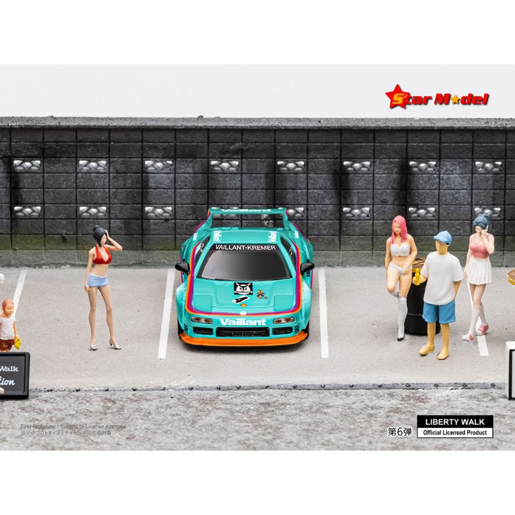 1:64 STAR MODEL - LBWK Honda NSX NA1 Green Vaillant Rabbit | Shopee ...