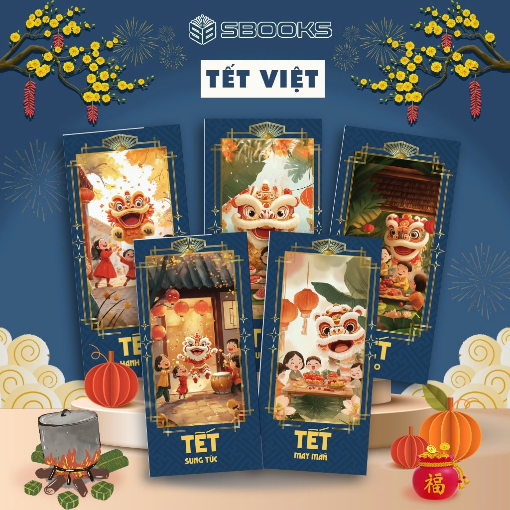 Combo of 5 Red Envelopes CNY 2025 Super Thick C150 Hard Paper Pattern ...