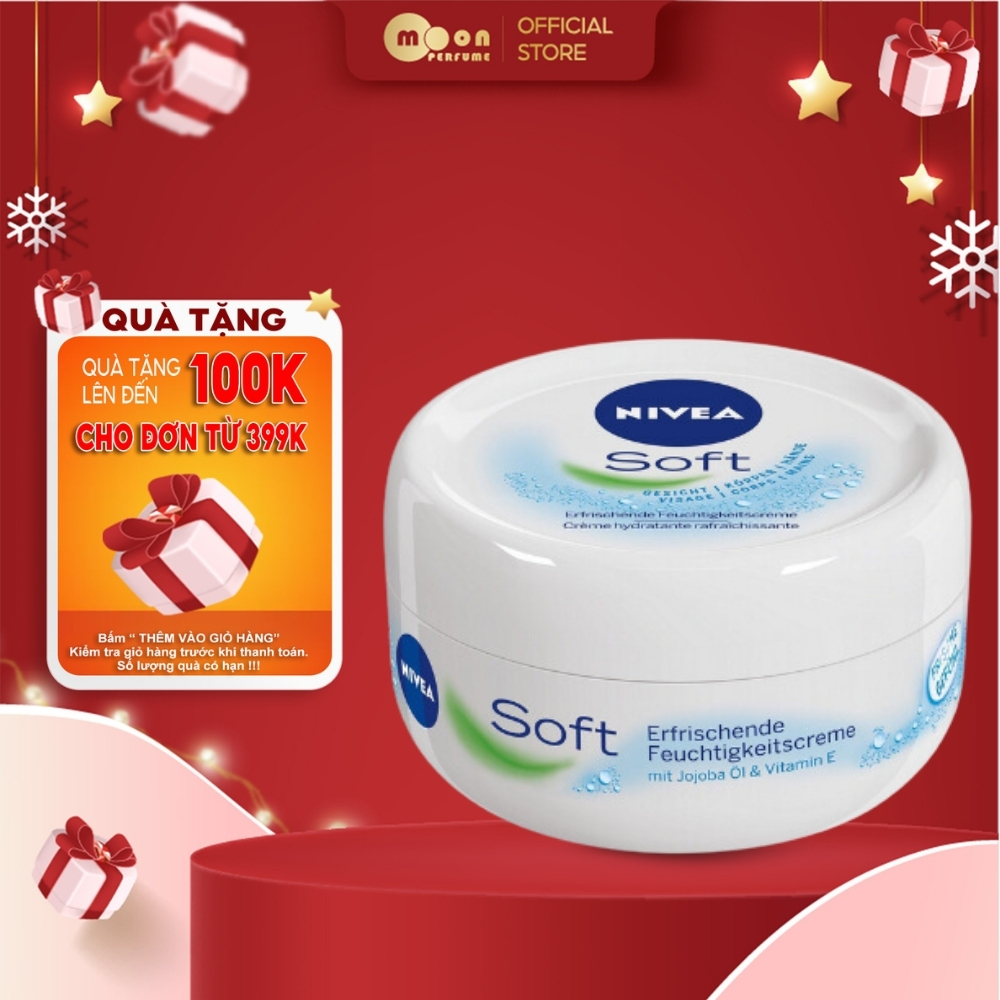 Nivea Soft Moisturizing Cream imported from Germany 200ml, Moisturizes ...