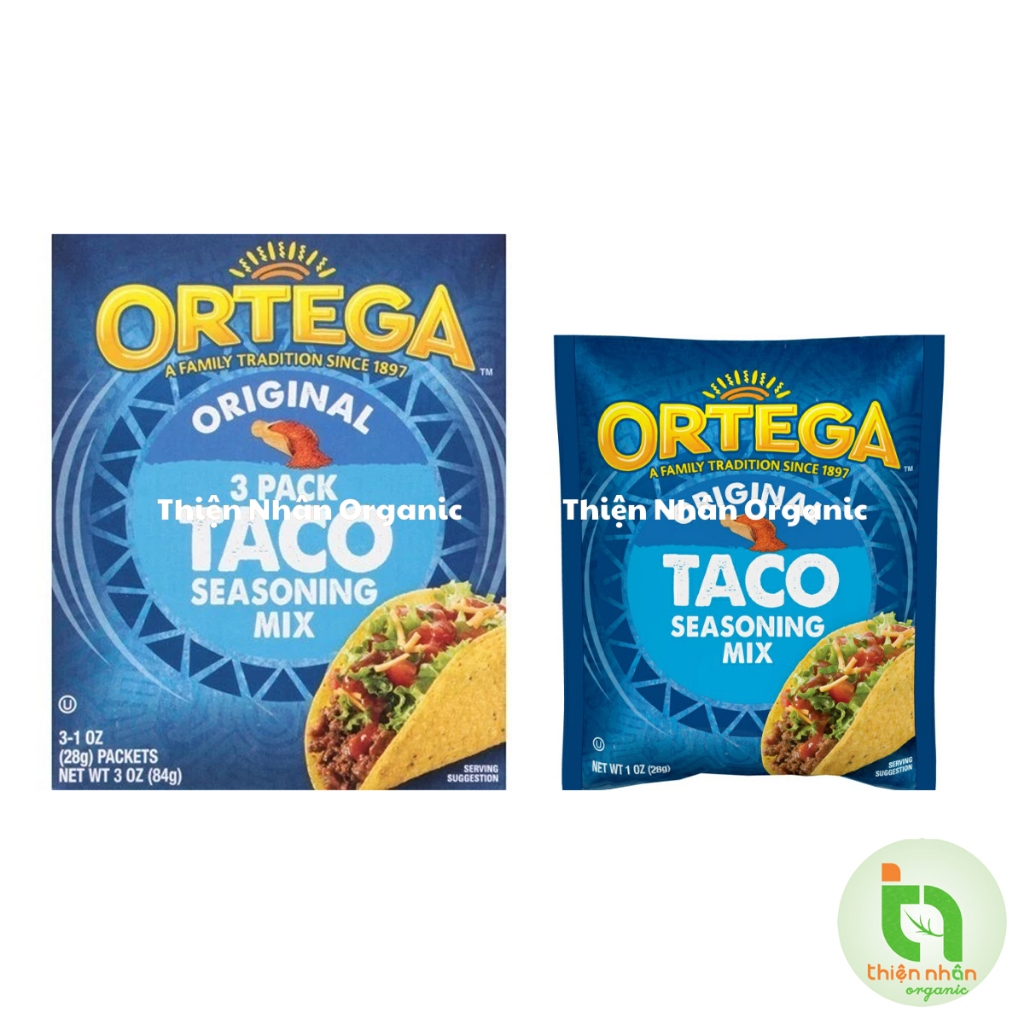 Box of 3 Packs of Ortega Seasoning Mix Original Tacos 84g | Shopee Malaysia