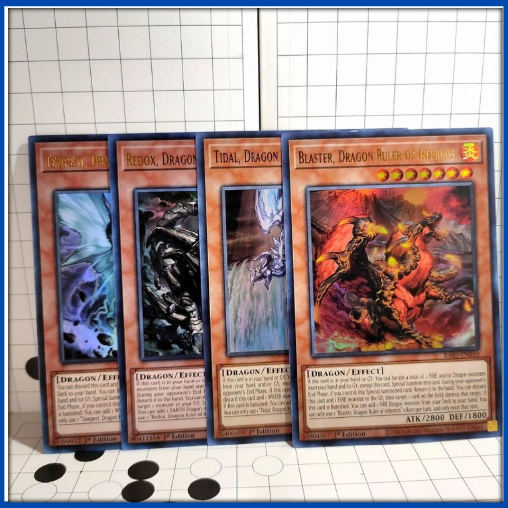 [FS shop] Genuine Yugioh Cards Set 4 Dragon Ruler | Shopee Malaysia