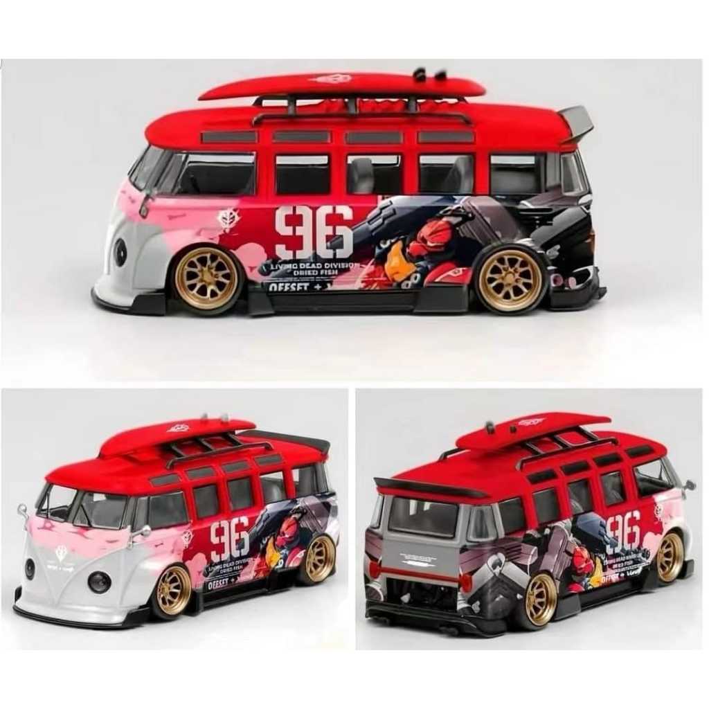 1:64 LF MODEL - Volkswagen T1 Van Kombi Wide Body Modified Version ...