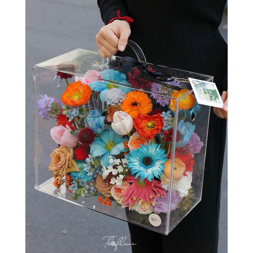 (Wholesale)Transparent Mica Flower Box - Gift Box TransparentCNY - Mica ...