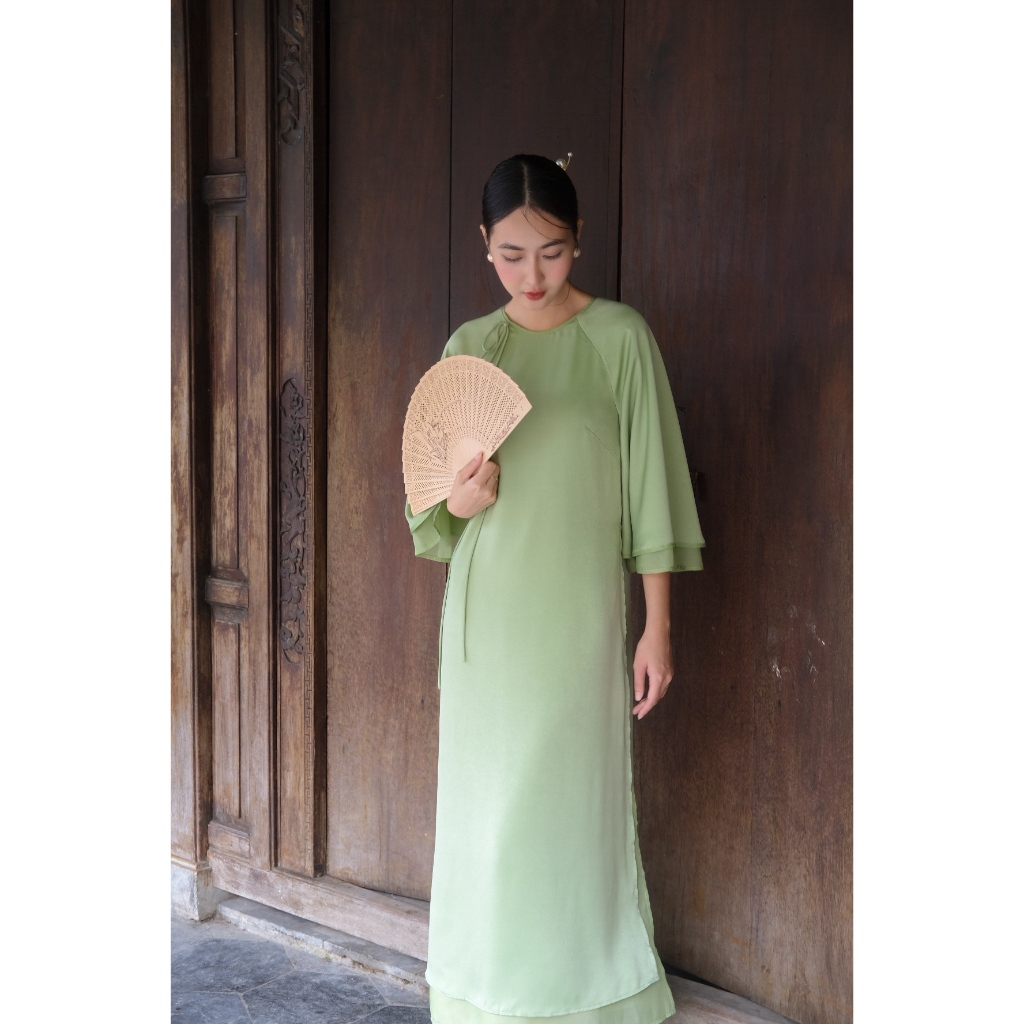 Nosbyn - Ao Dai Set CNY Diep Xuan High Quality Silk - N411-D001 ...