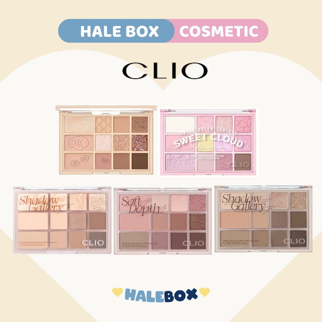 Clio Shade 12-pan Eyeshadow Palette & Shadow Palette [01 - 02 - 03 ...