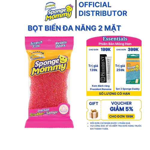 [Essentials Version] Scrub Daddy Sponge Mommy Scrub and Sponge is ...