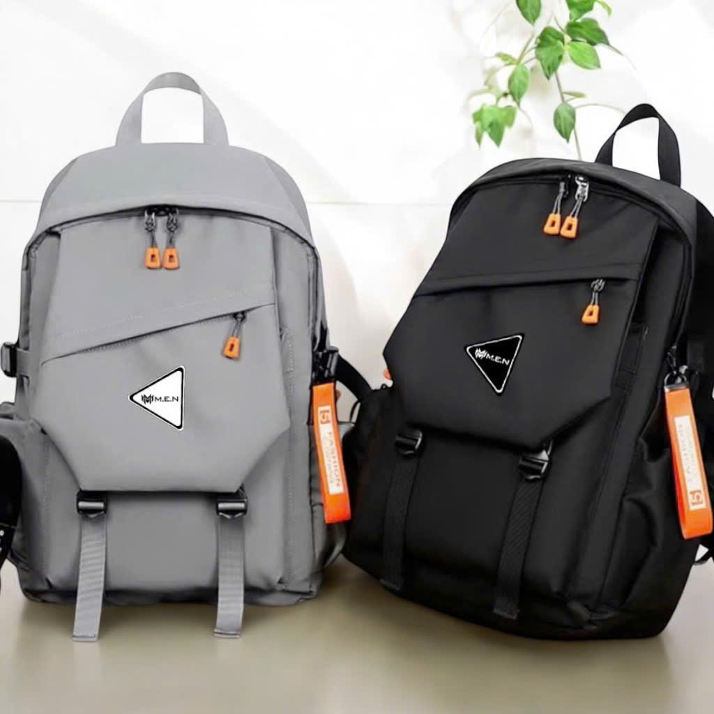 Outstanding and luxurious orange Gulari Men's Backpack holds a size of ...
