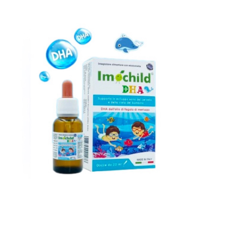 Imochild DHA- DHA from cod liver oil for babies from birth (20ml bottle ...