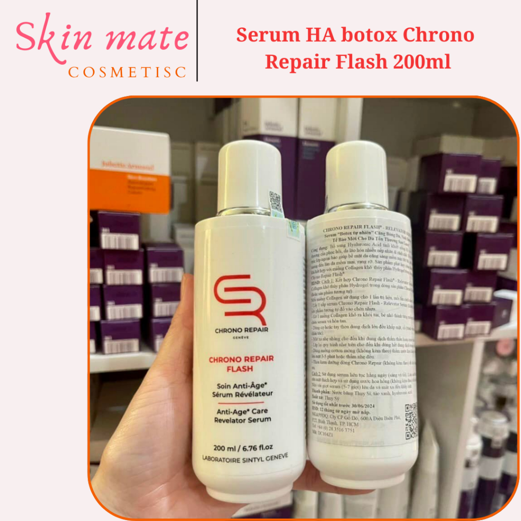 (extract 10ml) Chrono Repair Flash HA hydrating serum botox serum ...