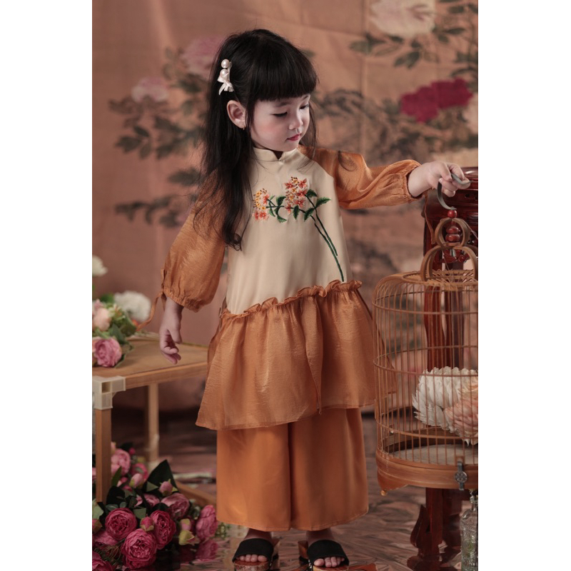 Ao dai designed for children P'ti chou (Fairy Ao Dai) | Shopee Malaysia