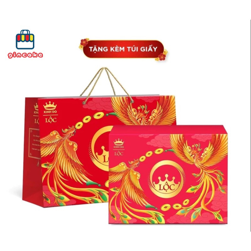 (PAPER Bag INCLUDED) GIFT SET CNY KINH DO LOC PHAT - BOX 1,077g ...