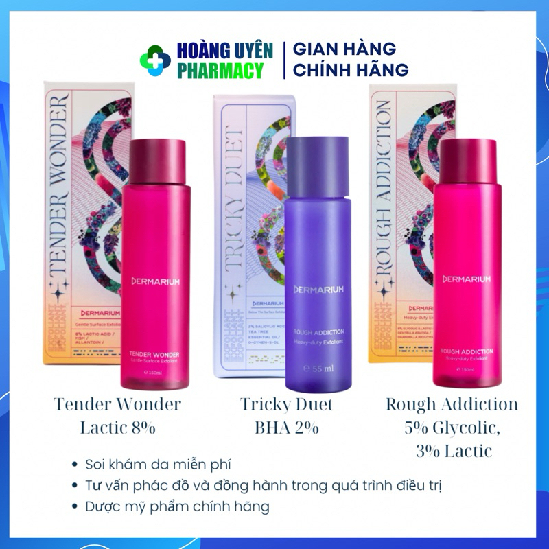 [Dermarium] AHA BHA Dermarium Tricky Duet/ Tender Wonder/ Rough ...