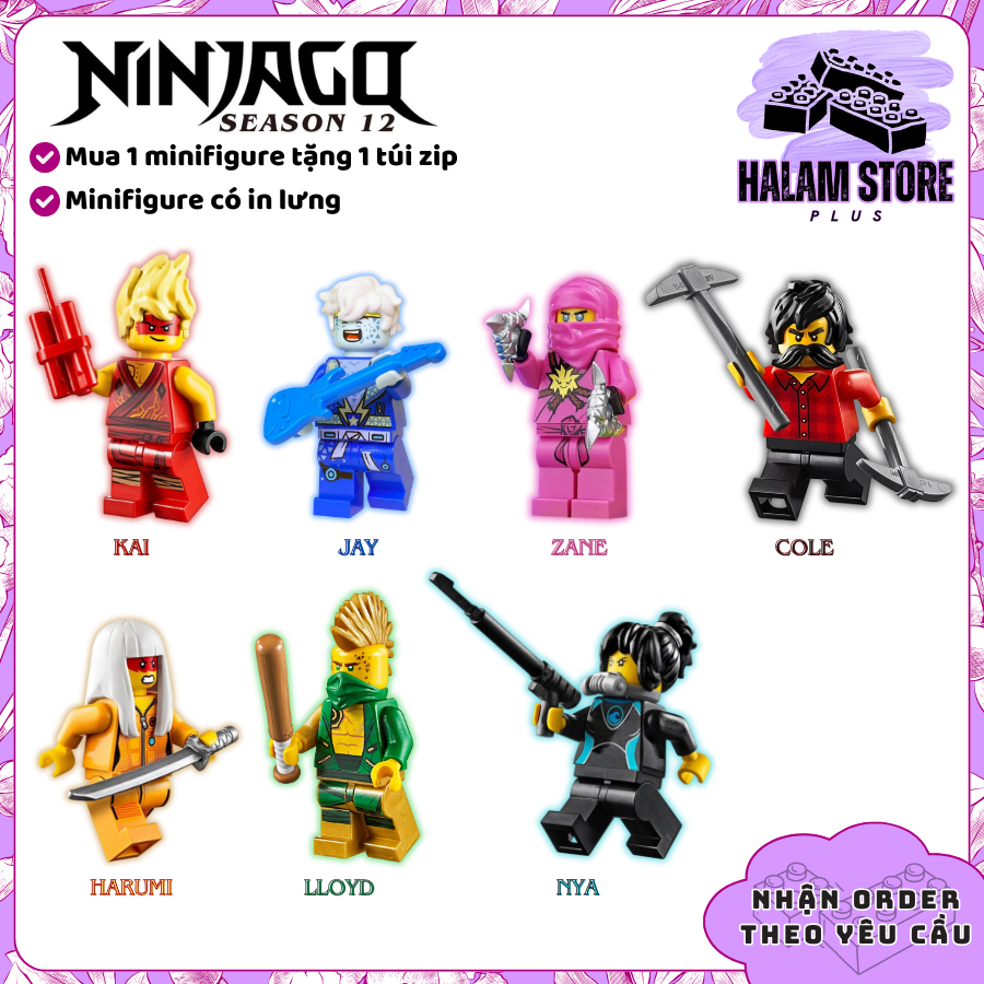 [HALAM Store] Ninjago Season 12 minifigures assembly toy - Avatar ...
