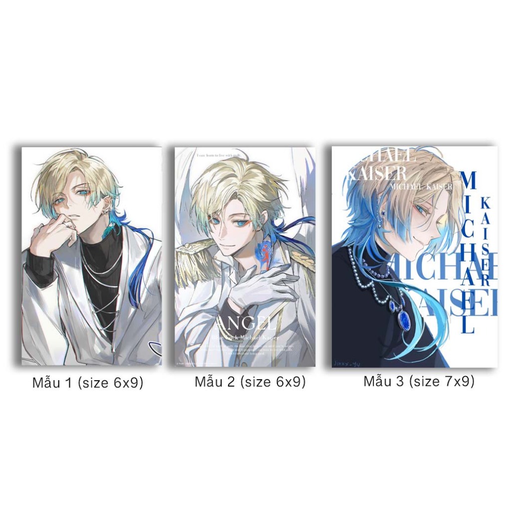 Michael Kaiser BlueLock character card photo with rounded corners ...