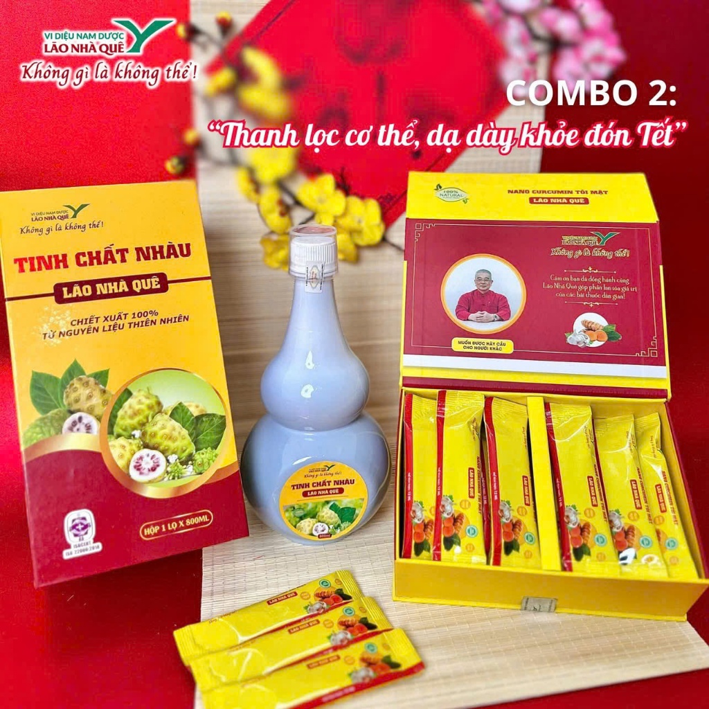 Combo Noni Essence, Nano Curcumin Garlic Honey - Purifies the body ...