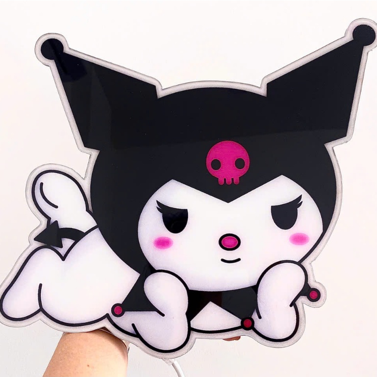 Kuromi led light paintings - Wall paintings - Mirror paintings - Decor ...
