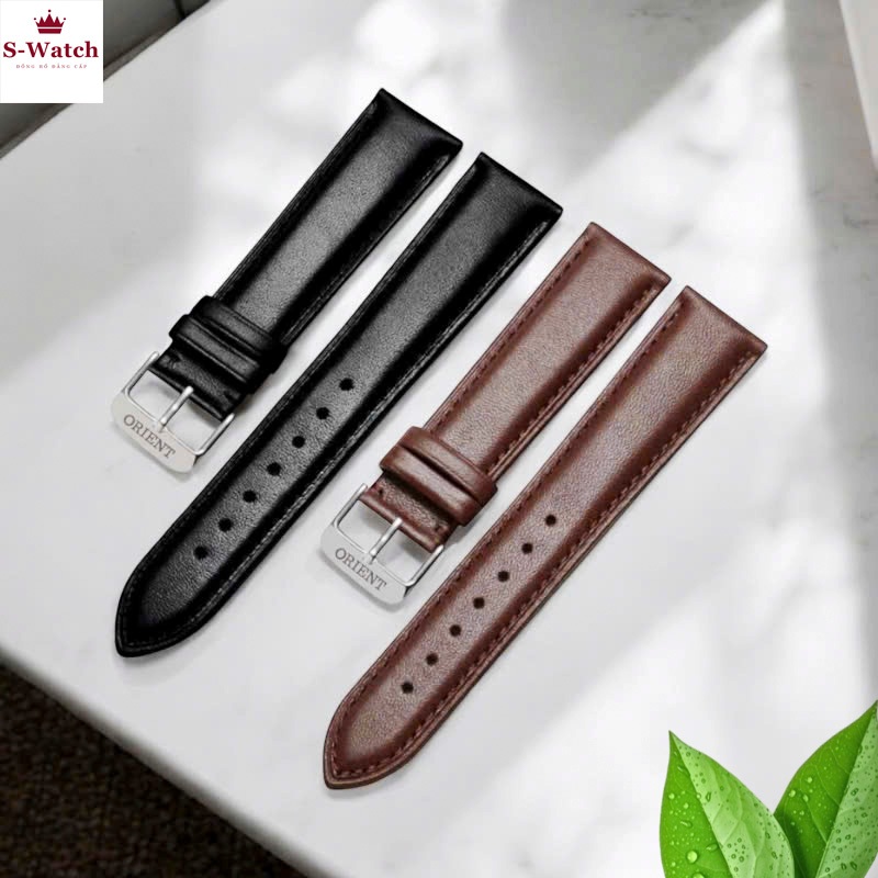 Orient LEATHER STRAP] Orient watch leather strap - 100% smooth cowhide ...