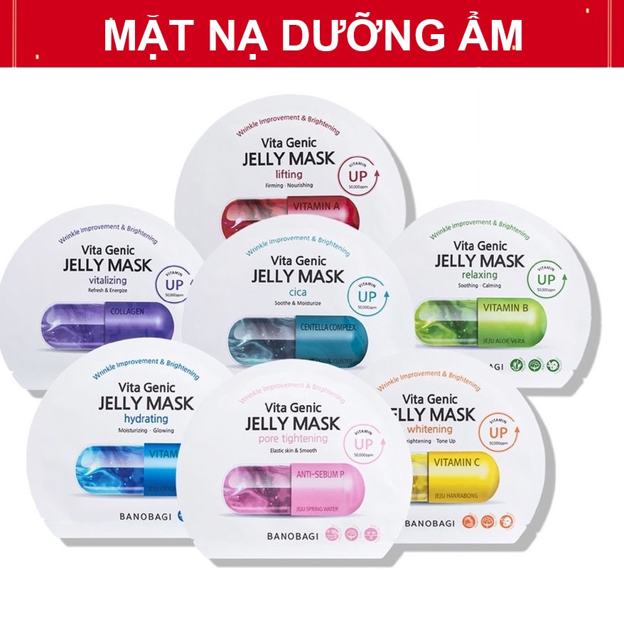 Banobagi moisturizing Mask, supplementing Vitamin Vita Genic Jelly Mask ...
