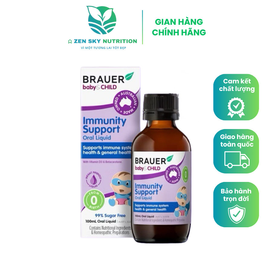 Brauer Baby Syrup & Child Immunity Support supports betacarotene and ...