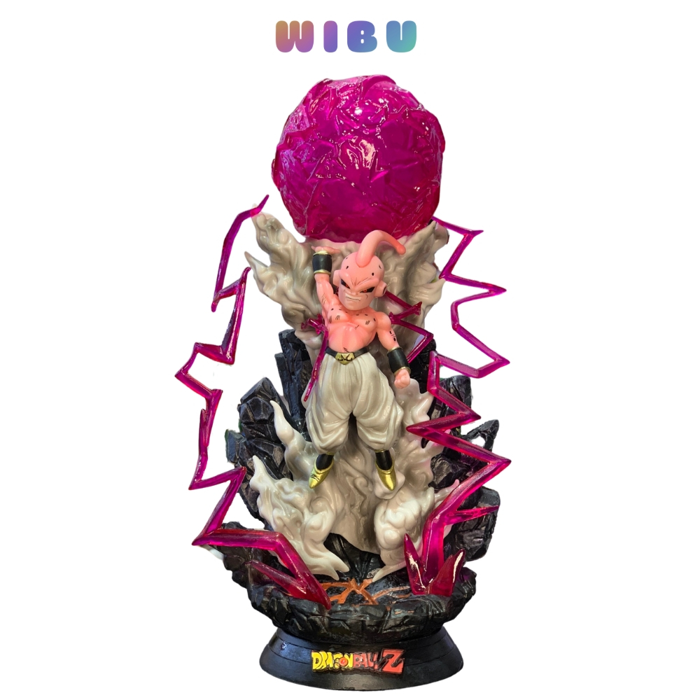 Skinny Dragonball Mabu Model in Fighting State With LED. Height 26cm ...