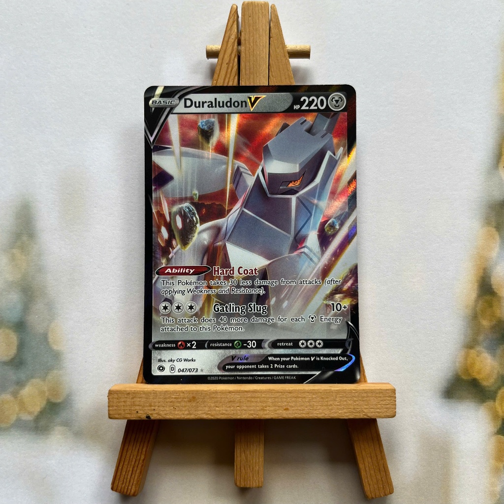 Pokemon Duraludon V 047/073 Picture Card - Genuine English Champion's ...