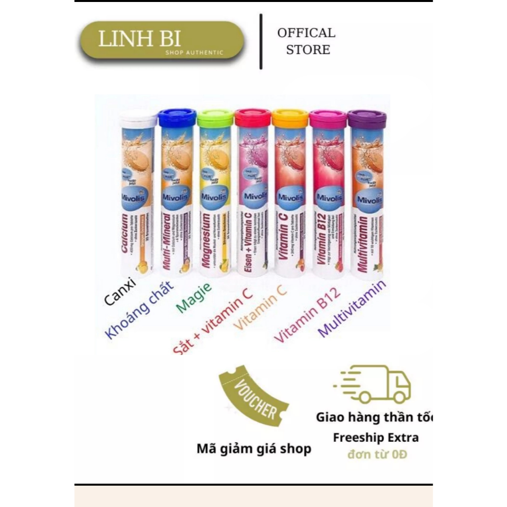 Mivolis Vitamin C Effervescent Tablets, 20 German Tablets | Shopee Malaysia