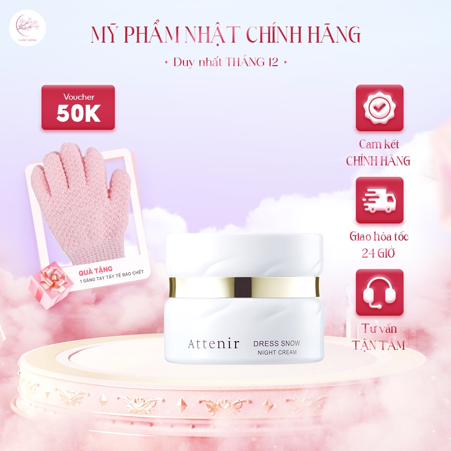 Attenir Dress Snow Night Cream 35g | Shopee Malaysia