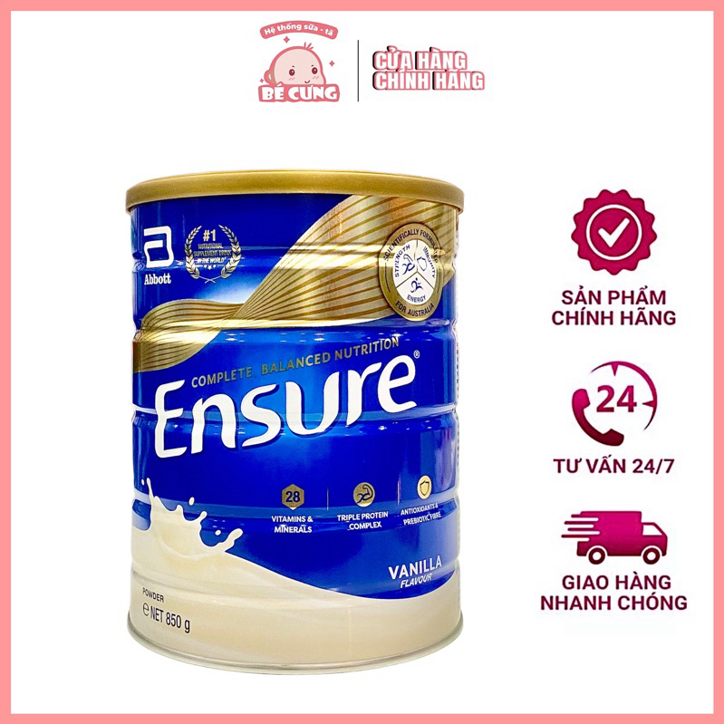 Ensure Australian milk powder vanilla flavor 850g - Australian Domestic ...