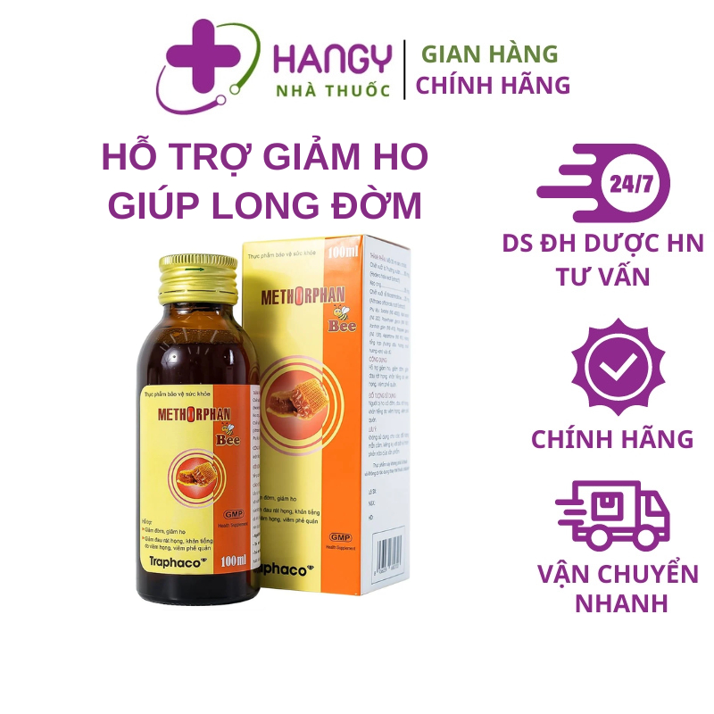 Methorphan Bee Traphaco Syrup [BONUS ITEM] helps relieve cough and ...