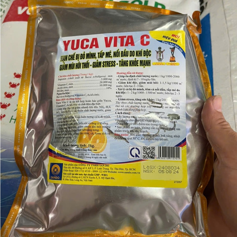 Disease prevention for shrimp and fish, yucca vitamin c, limits red ...