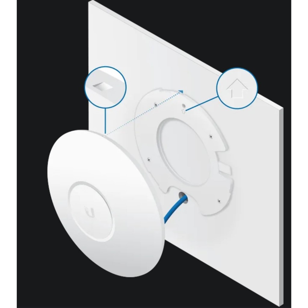 Plastic wall mount for Ubiquity Unifi Ac-Pro AC-HD AC-LR Unifi 6-LR AC ...