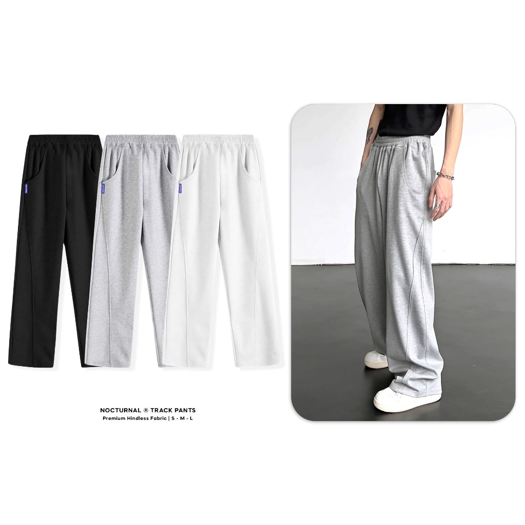 Noctunal Track Pants Unisex Men's and Women's Stand-Up Pants with Good ...